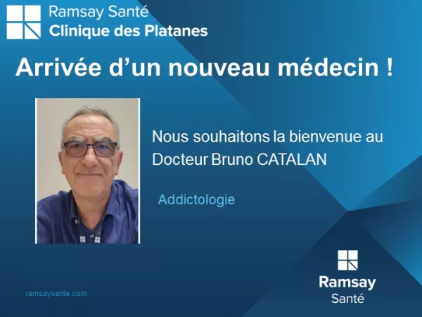 Arrivée d'un nouveau médecin | Clinique des Platanes Arrivée d'un nouveau médecin | Clinique des Platanes